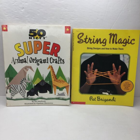 Scholastic | Other | Vintage Lot 2 Books String Magic Designs How Make ...